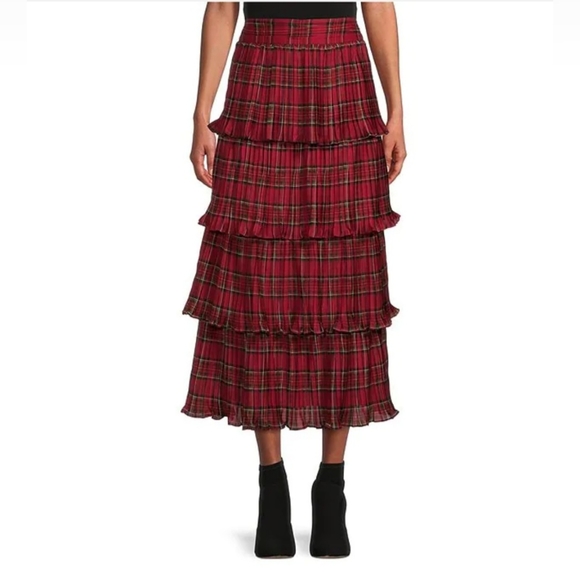 ANTONIO MELANI | Skirts | Antonio Melani Katrina Tartan Plaid Print ...